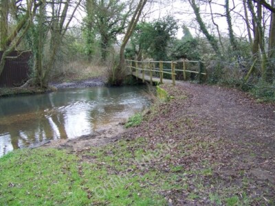 Photo 6x4 Footbridge near Lockerley Butt's Green/SU3026 The footbridge ...