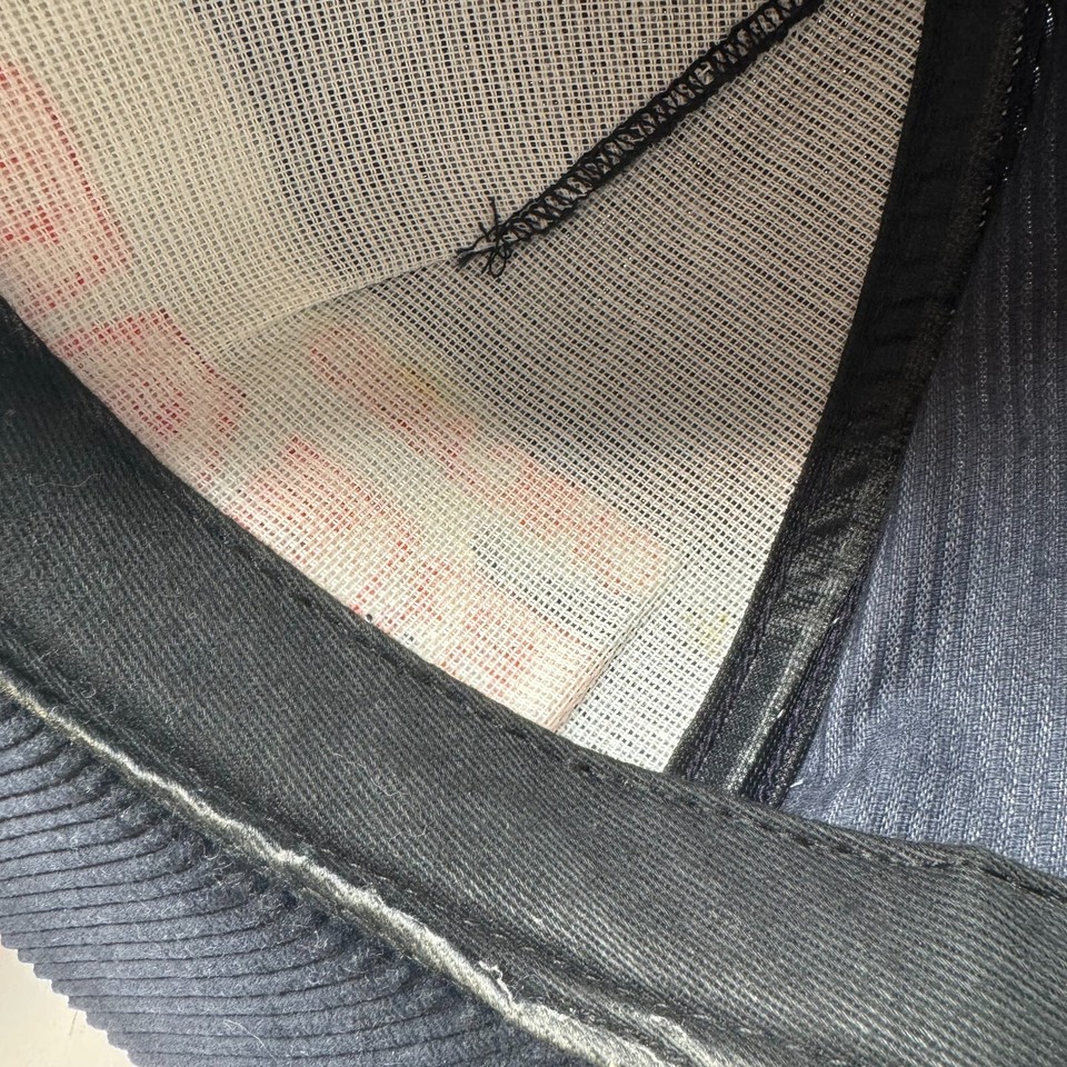 Chicago Bears AJD Cap Vintage 80s Corduroy Hat Blue Orange Block Script ...