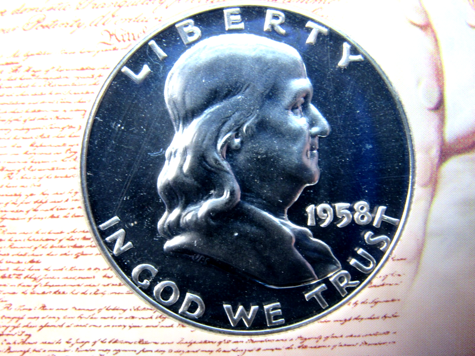 1955 to 1963 P, 9-Coin Set, Franklin Half Dollars NGC Pf 68 Tomaska Sig ...