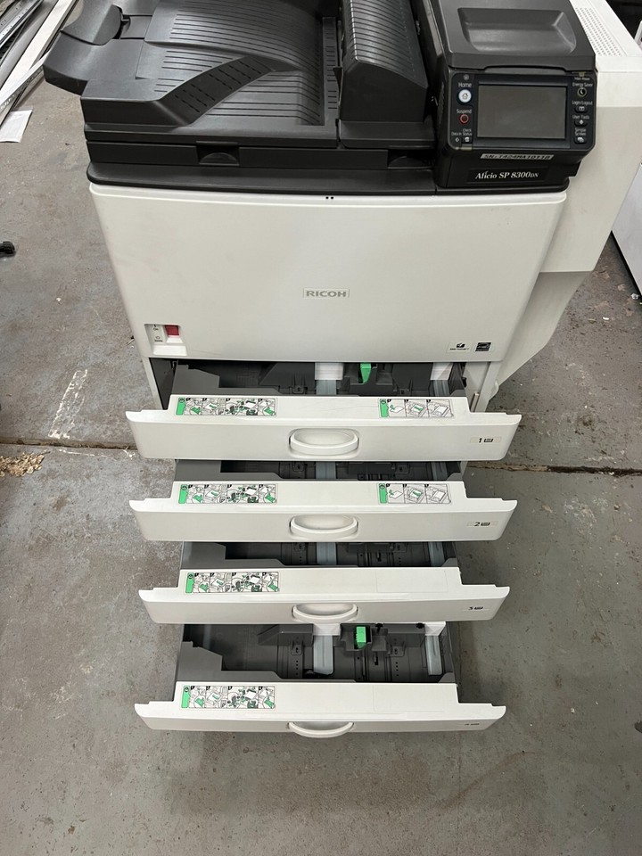 Ricoh Aficio SP 8300DN Black and White Laser Printer | eBay