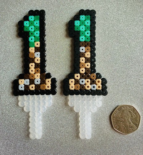 HAPPY BIRTHDAY CAKE TOPPER - MINECRAFT THEMED- 5-100 NUMBER DECORATION ...