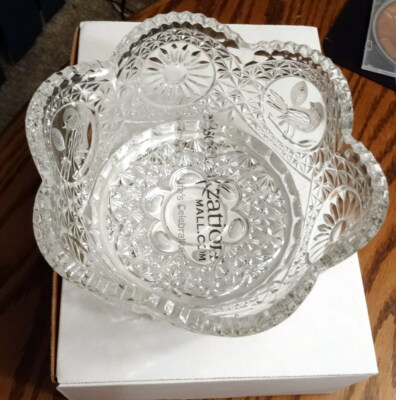Beautiful Hofbauer Byrds Crystal Dish | eBay