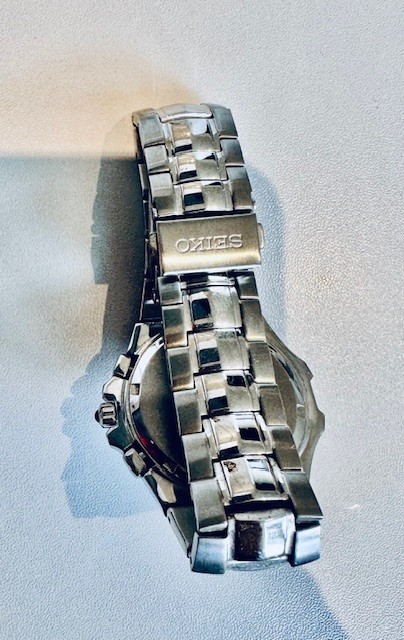 Seiko Coutura Chronograph Silver Dial Stainless Steel Strap Men's Watch ...