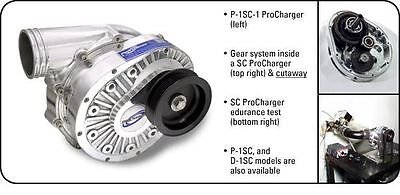 ATI Procharger P-1SC Supercharger Head Unit ONLY Satin Finish Street ...