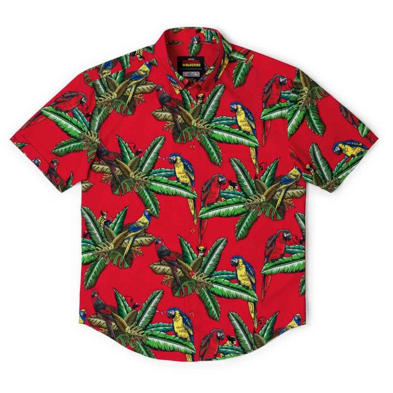 RSVLTS Deadpool vs. Wolverine "Buds of a Feather" Short Sleeve Shirt ...