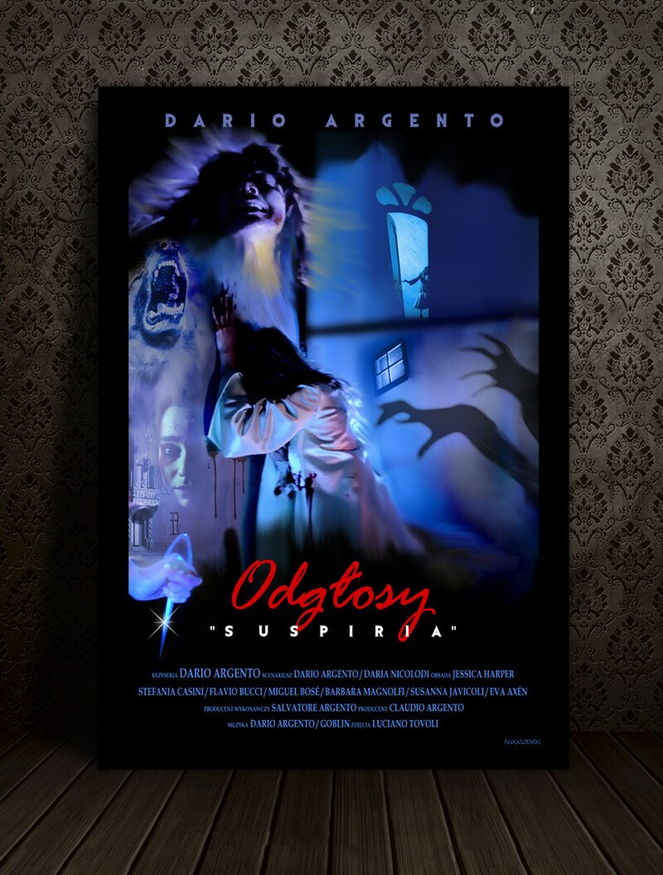 SUSPIRIA - Dario Argento - polish poster print Jessica Harper horror ...