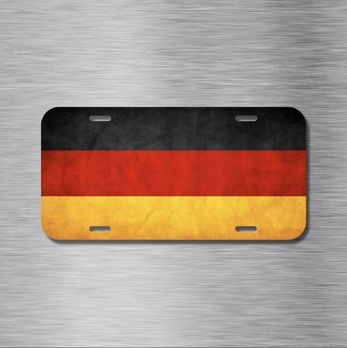 Germany German Flag Euro Berlin Munich License Plate Front Auto Tag ...