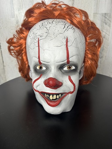 “IT” Chapter Two Pennywise Mask Variant With Hair Scary Colorful ...