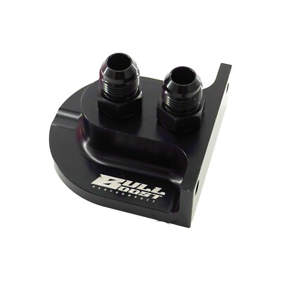 BILLET REMOTE OIL FILTER RELOCATION MOUNTING BRACKET -10 AN with ...