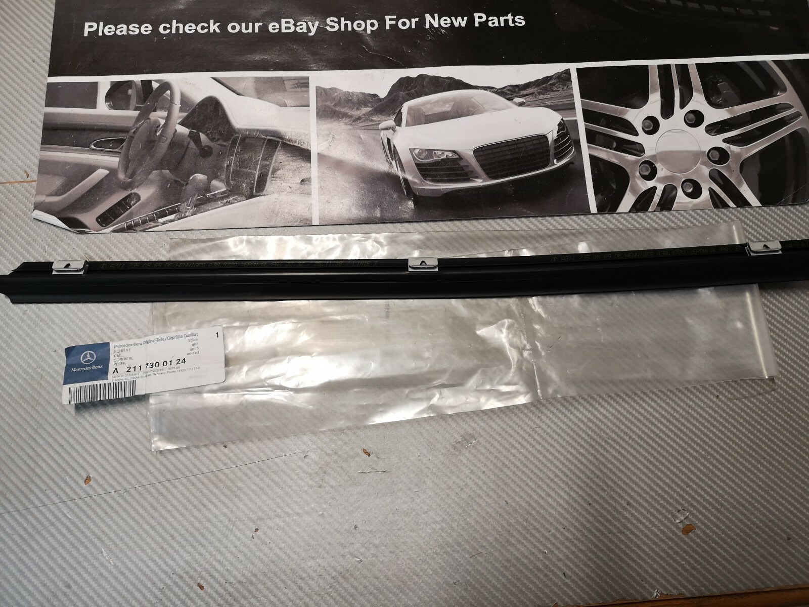 2117300124 Trim Rear Door Left MERCEDES Class and 320 W211 3.2 D for ...