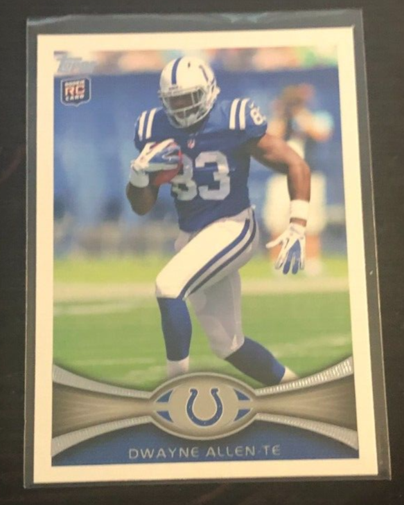 2012 Topps DWAYNE ALLEN Rookie Card RC #58 Colts | eBay