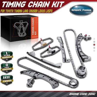 14pcs Timing Chain Kit for Toyota Tundra Sequoia 09-17 Land Cruiser ...