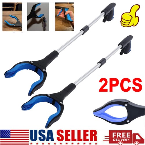 Industrial Grabber Tool Heavy Duty Pick Up Stick Hand Grip Reach Trash ...