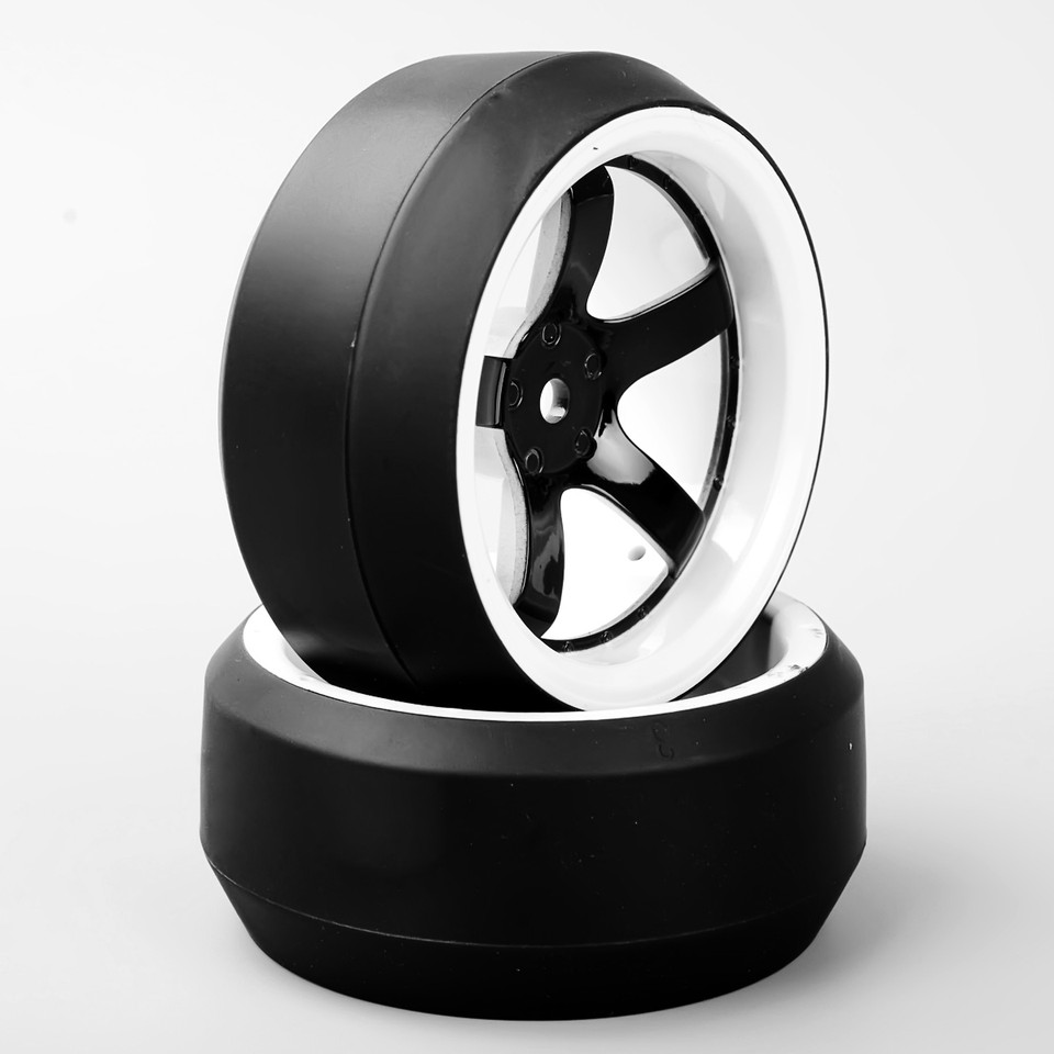 4X RC 1:10 3 Degree Drift Tires Wheel D5NWK Set For RC Speed Raing Car ...