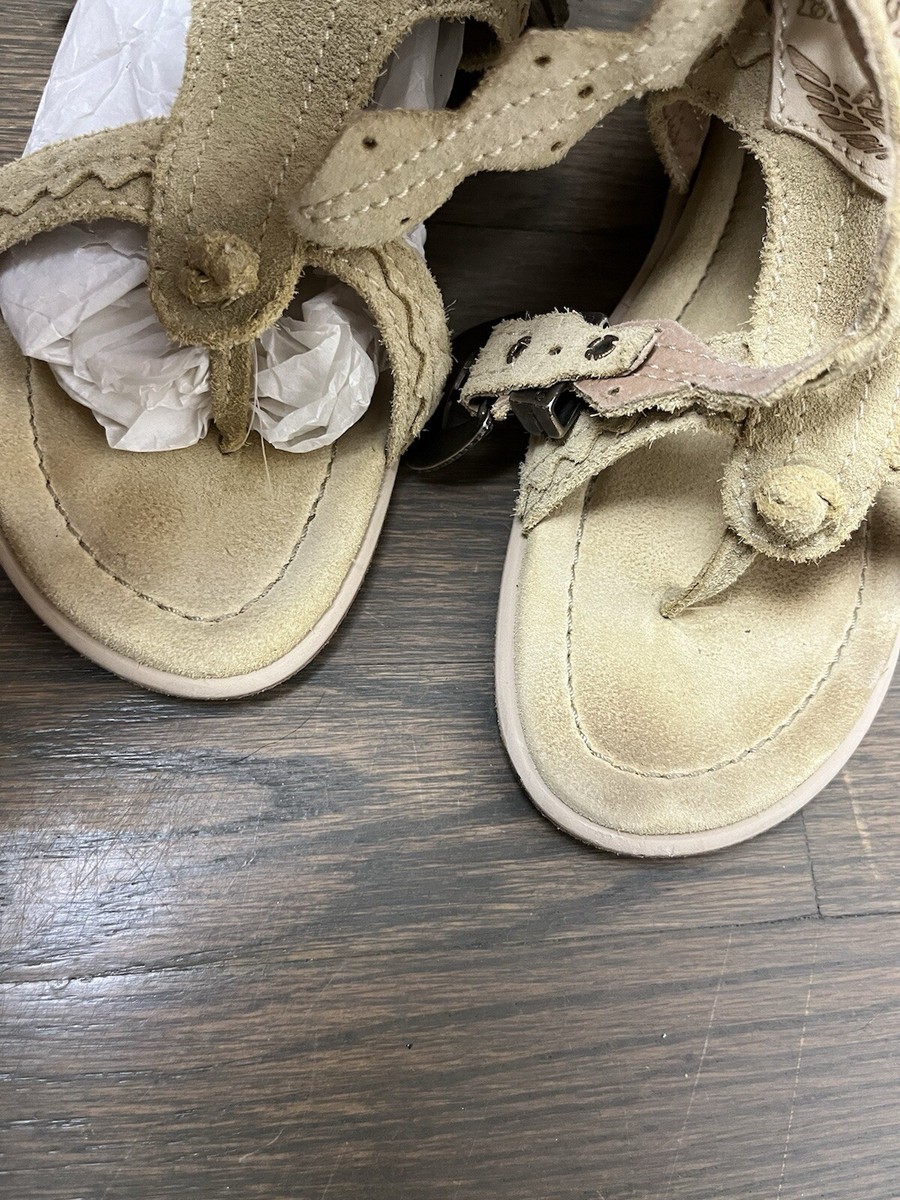 El Vaquero 80s Original Apache Sandals 41 Tan Suede Fringe El Vaquero 80s Original Apache Sandals 41 Tan Suede Fringe