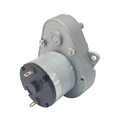 DC Worm Gear Motor 12V Slow Speed Electric Motor Turntable Metal 6.5RPM ...