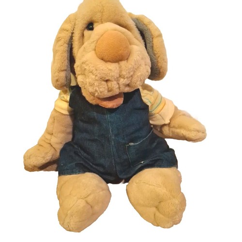 Vintage Ganz Bros Wrinkles Dog Puppet 7239802Plush Beige Tan Puppy 18 ...