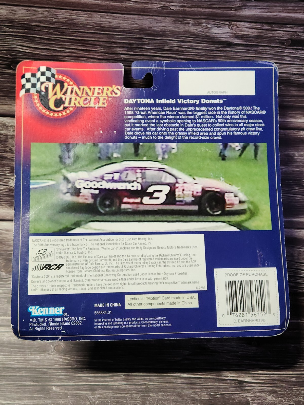 Winners Circle NASCAR Dale Earnhardt Sr Daytona Infield Victory Donuts ...