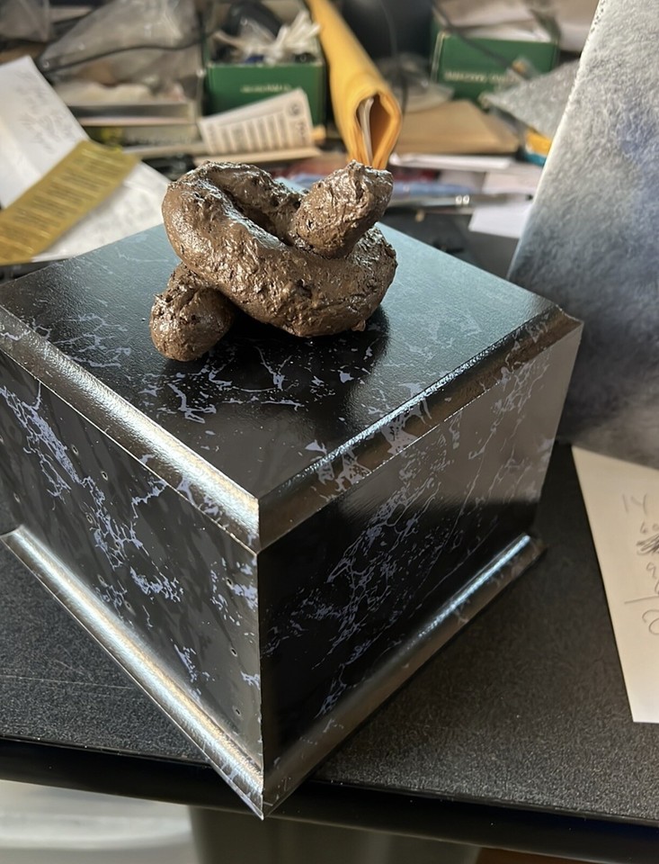 POOP Trophy -Fantasy Football Trophy - POOP Trophy - Last Place - 18 ...