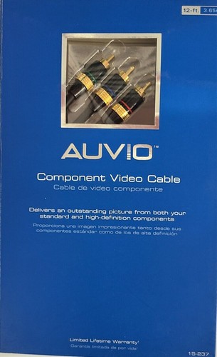 AUVIO 12' Component Video Cable 15-237 150-0237 | 02 | eBay