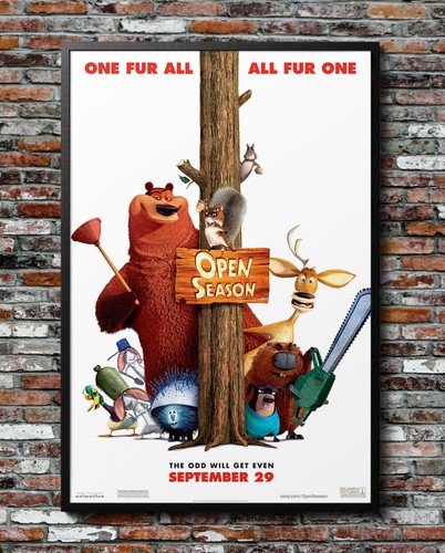 Open Season 2006 Movie Poster 24"x36" Glossy Unframed 0631 | eBay