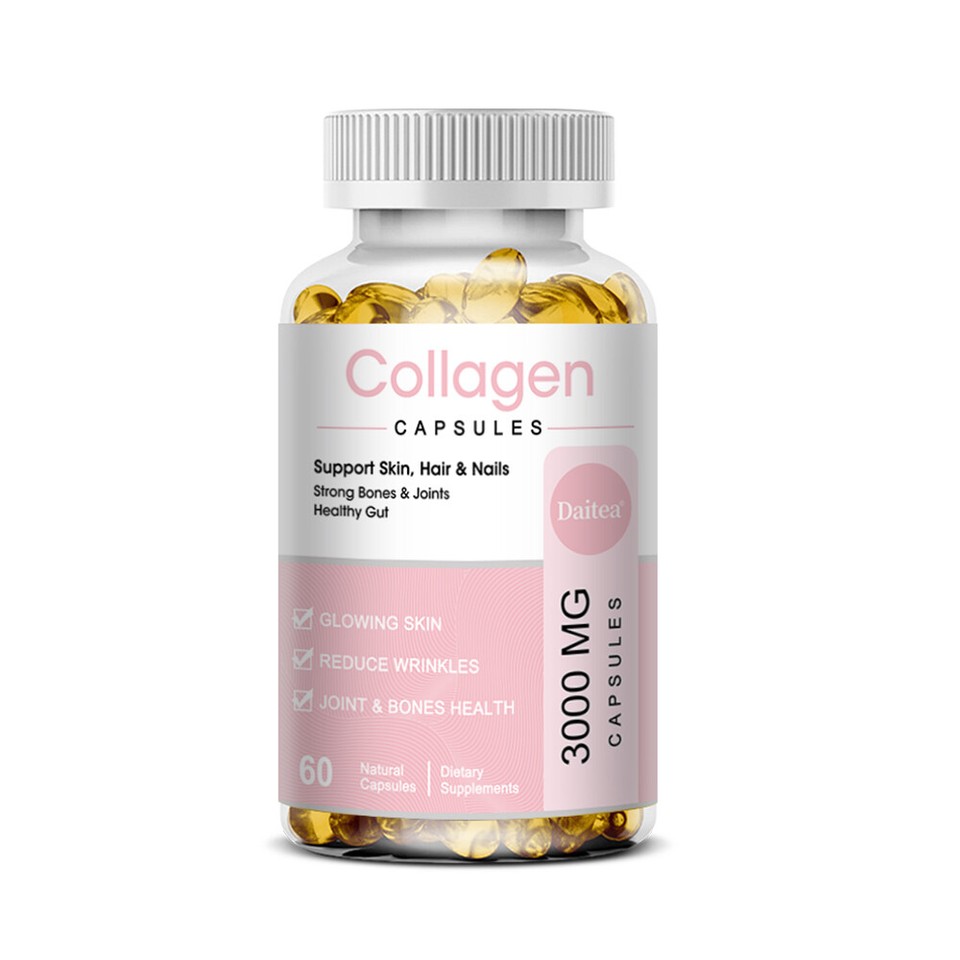 Multi Collagen Peptides (Type l,ll,lll,V,X), Hyaluronic Acid，Vitamin C ...