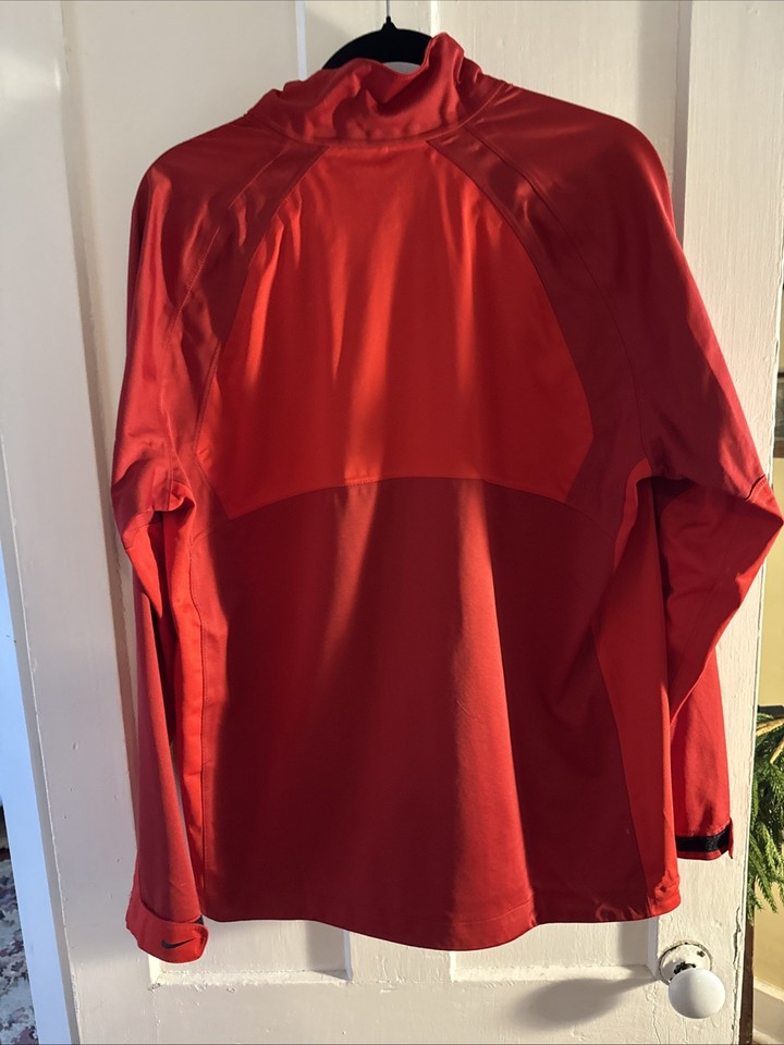 Nike Golf Fit Storm Red Mens Size Large Raincoat Jacket Windbreaker | eBay