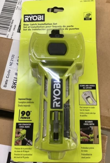 New Ryobi A99LM2 Door Latch Installation Kit for Accurate Chiseling and ...