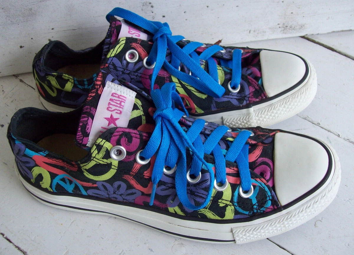 Converse All Star Low Tops Neon Blue