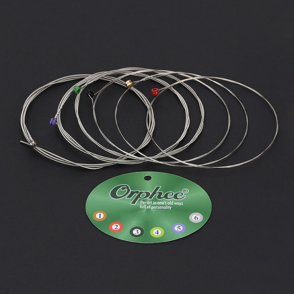 10 Set of 6pcs Orphee RX15 Electric Guitar Strings Nickel Alloy Super ...