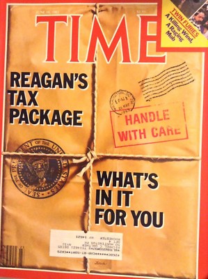 Time Magazine Ronald Reagan's Tax Package June 10, 1985 111817nonrh | eBay