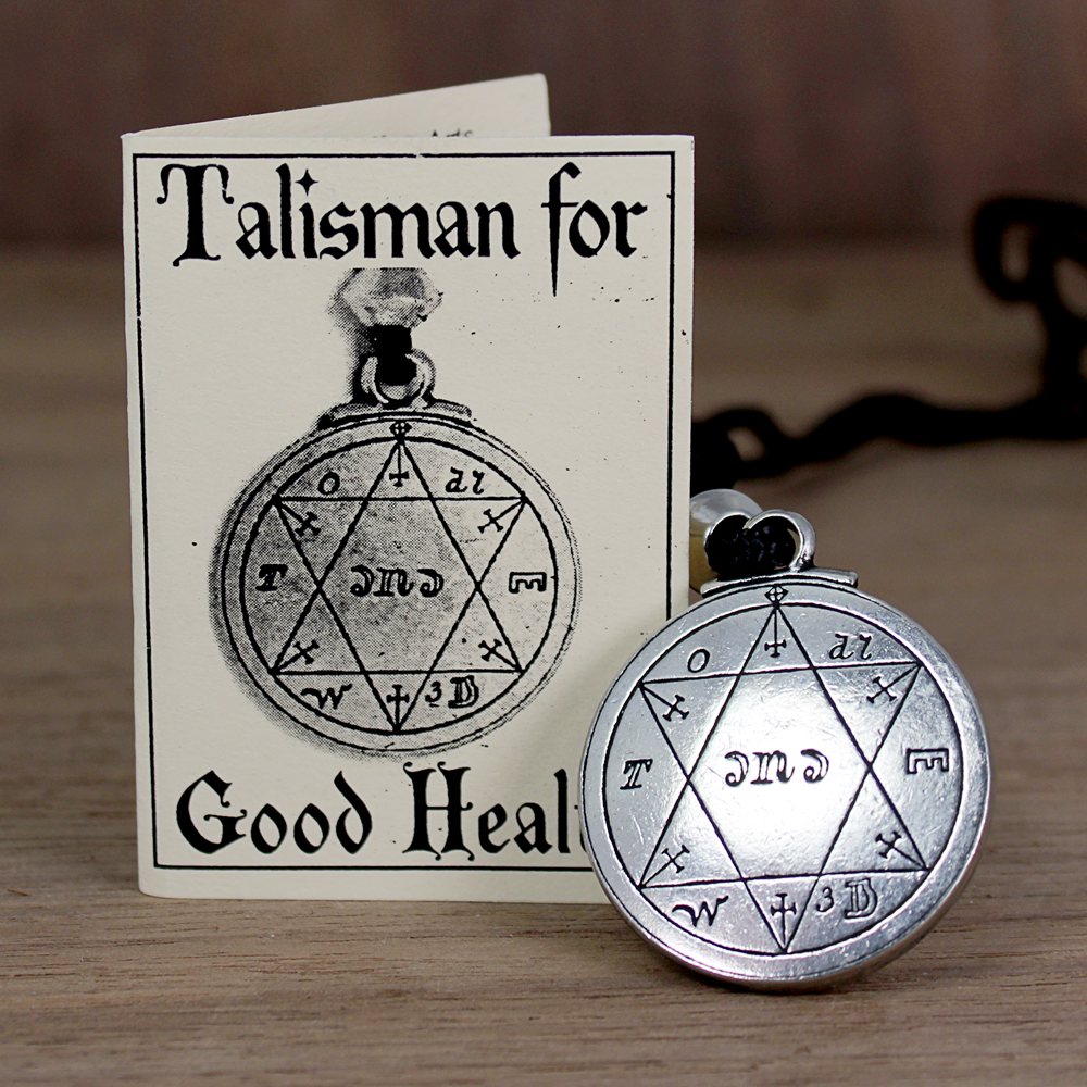 Talisman for Good Health Pendant Solomon Seal Amulet Hermetic Kabbalah ...