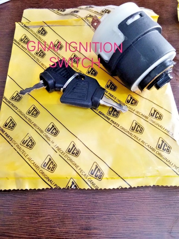 GENUINE JCB IGNITION SWITCH AND 2 KEYS (PART# 701/80184 701/45500) | eBay