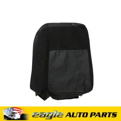 HSV VF SENATOR RIGHT HAND REAR SEAT BACK COVER SPORT LEATHER JET BLACK ...