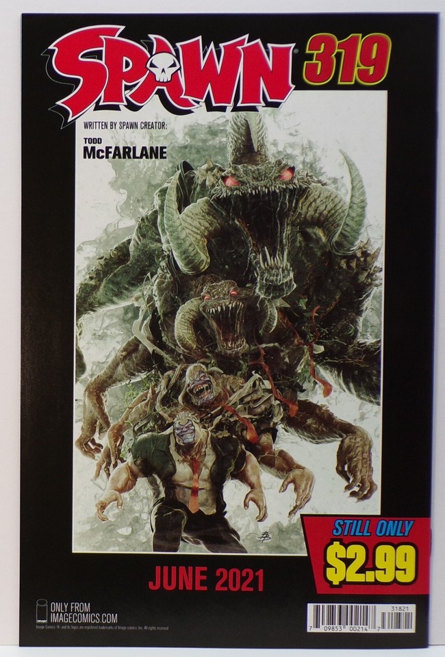 Spawn #318 - Seth McFarlane cover (2021) | eBay