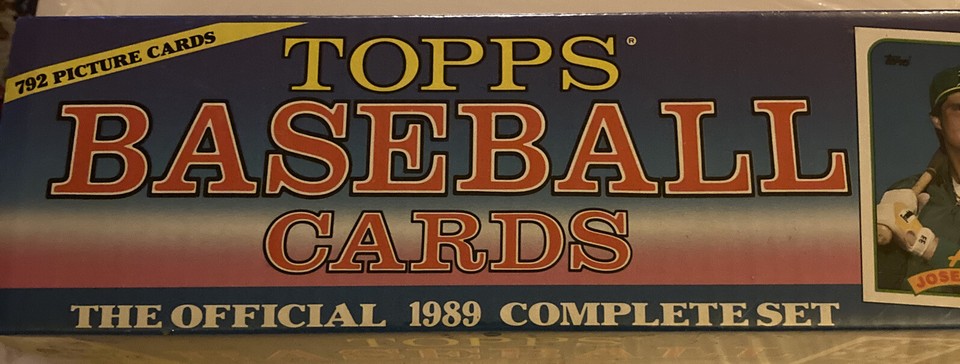 Topps Baseballs Cards 1989 Complete Set | eBay