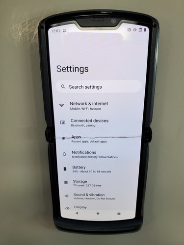 Motorola Razr 5G 2020 256GB XT2071-5 Graphite T-Mobile/Unlocked, Read ...