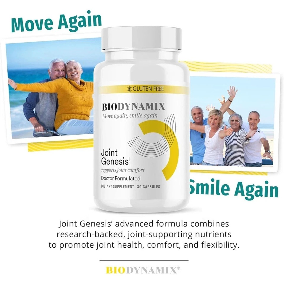 Joint Genesis BioDynamix - Advanced Joint Support Supplement - 30 ...