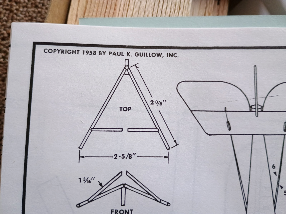 Vintage Guillow's Lot of 4 WW1 Balsa Wood Flying Model Airplane Kits ...