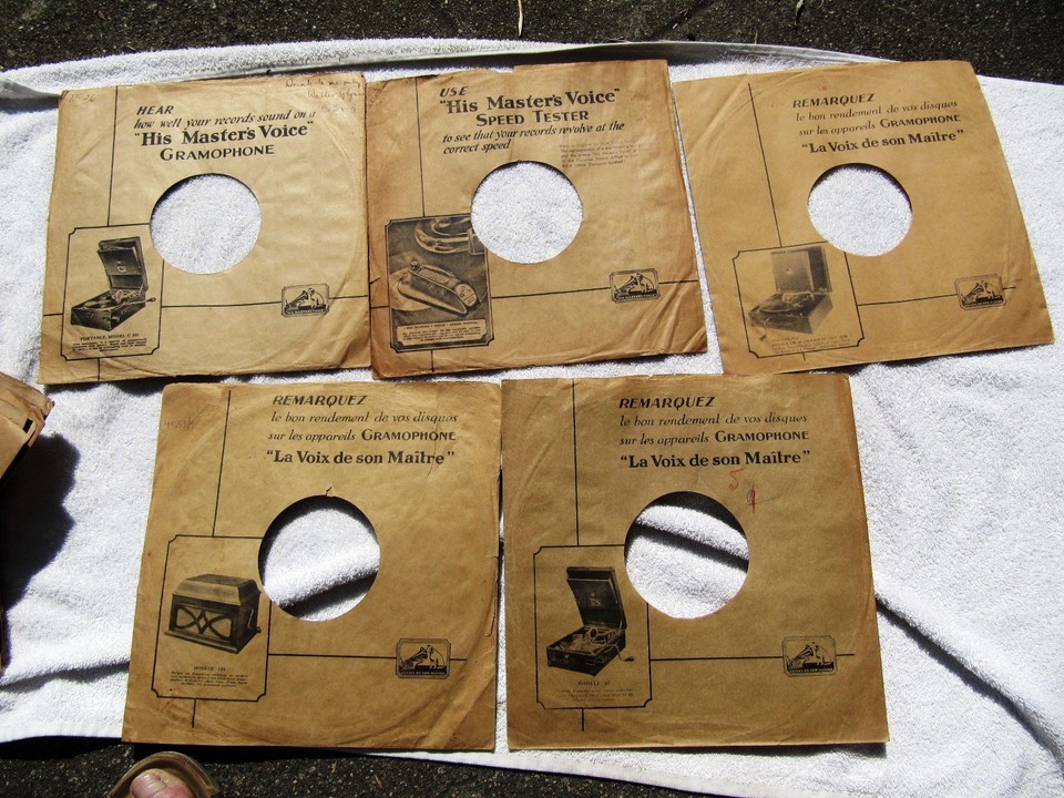 HMV Model 157 Re-Entrant Gramophone 102 portable GRACIE FIELDS Picture ...