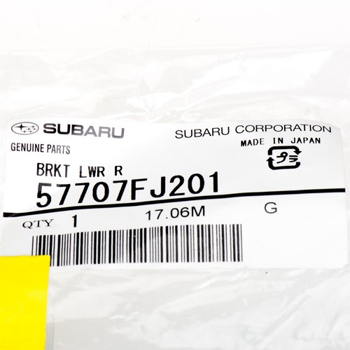 Subaru 57707FJ201 Genuine OEM Lower Bracket for sale online | eBay