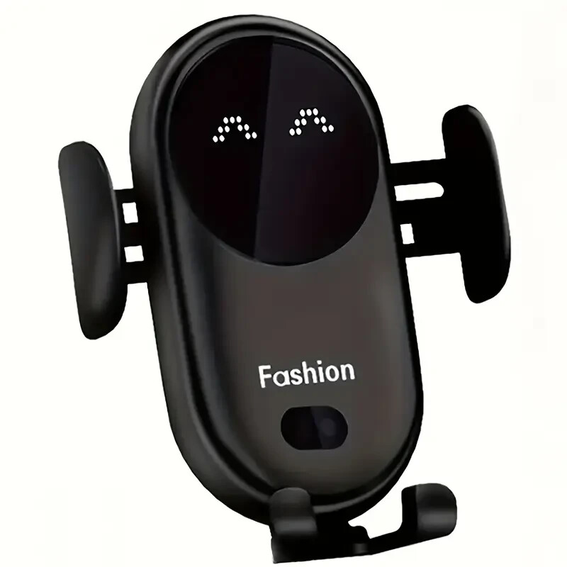 Wireless Car Charger Mount Holder Stand for Phone Auto Clamping Fast ...