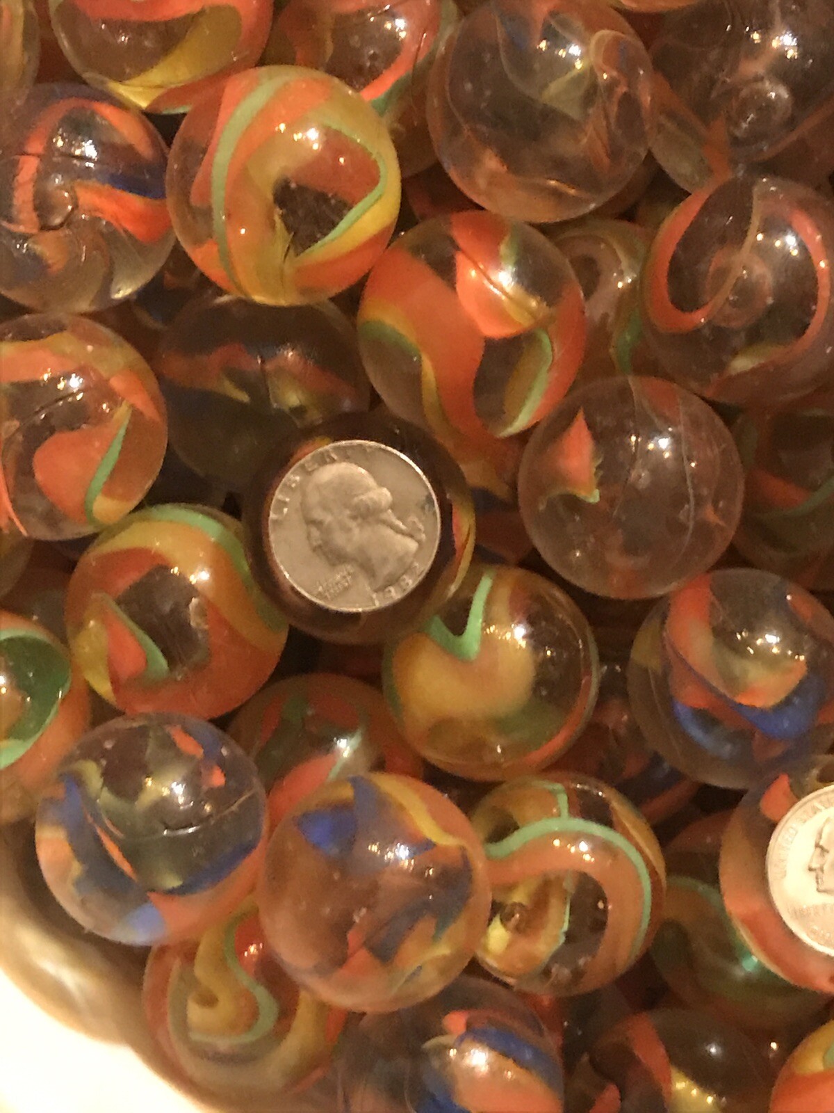 Over 3 Full Pounds Of Marbles! Appr 30 Individual Marbles Each 1.33 ...