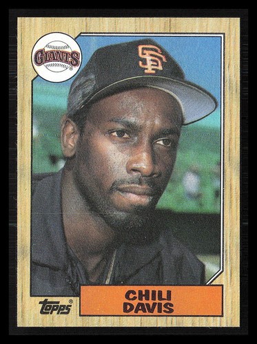 Chili Davis 1987 Topps #672 San Francisco Giants | eBay