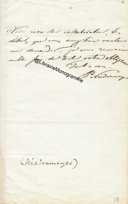 NIEDERMEYER (Louis) compositeur et pédagogue suisse (1802-1861) | eBay