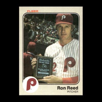 Ron Reed 1983 Fleer Philadelphia Phillies #169 NM-MT Vintage! | eBay
