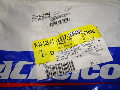 GM 24272468 Plate Kit Solenoid Filter Valve OEM NOS General Motors | eBay