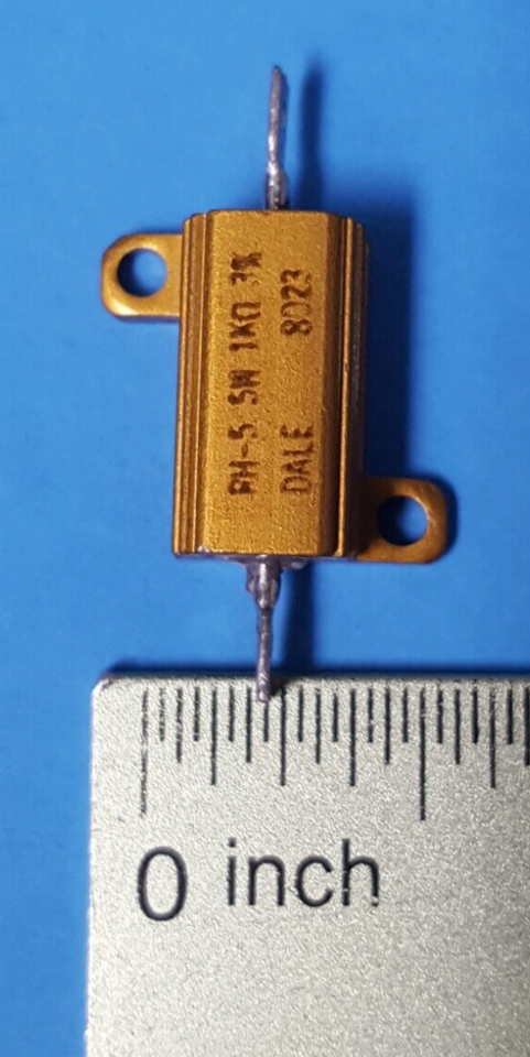 Wire Wound RESISTOR , RH-5 , DALE , 5W , 1K ohm, 3% | eBay