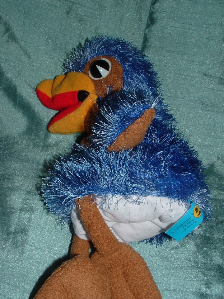 VINTAGE EMU HAND PUPPET SMALL 12" ROD HULL RAVENSDEN 2007 ENDEMOL (8 ...