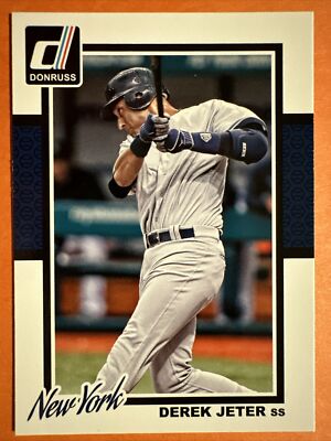 2014 Panini Donruss Derek Jeter Baseball Card #154 New York Yankees | eBay